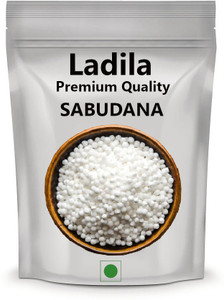 Ladila Whole Sabudana/ Tapioca / Sago Dana for Fasting Food 1kg Sago ...