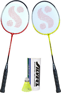 Silver's Flex Combo-5 (2 Badminton Rackets, 3 Plastic Shuttlecock ...