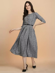 SHRUNGI Women Printed Anarkali Kurta - Buy SHRUNGI Women Printed ...