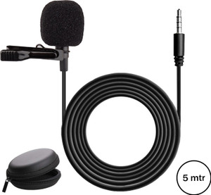 MOOZMOB Professional Grade 5 Meter Long Wire Collar Mic with Pouch for ...