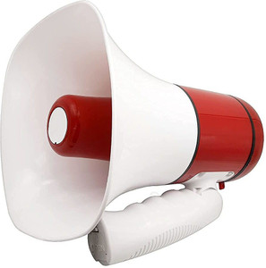 Adiohub Portable Megaphone Bullhorn 40 Watt Power Megaphone Speaker ...