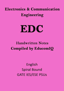 EDC Class Notes Of Electrical Engineering For GATE ESE PSUs: Buy EDC ...