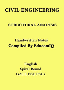 Structural Analysis Handwritten Notes Of Civil Engineering For GATE ESE ...