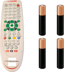 Myvs 100 % Supported CRT TV Remote (V_CON-S_SUI-T_SHIBA-A_KAI) Videocon ...