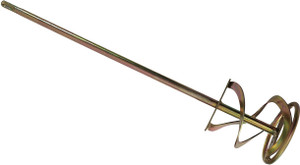 Inditrust 1pc 9mm Paint mixer Rod 15 inch x 3 inch rod for drill ...