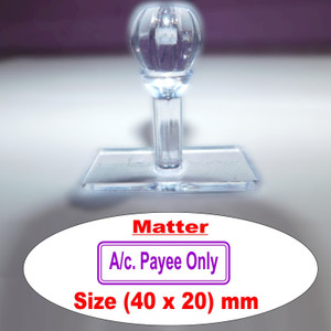 SULAGNA ZONE A/c. Payee Only HANDLE RUBBER STAMP Price in India - Buy ...