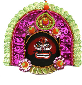 STMCRAFTS PAPIER MACHE RAKSHASA CHHAU MASK Decorative Showpiece - 24 cm ...