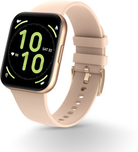 Pebble Pace Pro Smartwatch with 1.7" HD Curved Display Golden Ivory ...