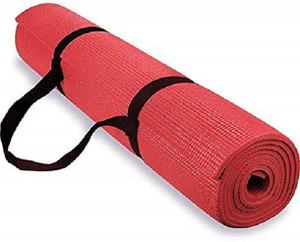 YFMATS 10MM(RED)-100% EVA ANTI SKID Light Weight RED YOGA MAT WITH ...