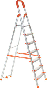 Sparsh Pearl 7 Steps Ladder with Anti Slip Shoes Aluminium Ladder Price ...
