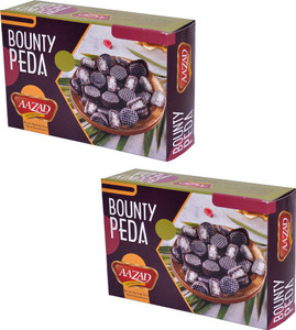 AAZAD ZAVERIVAD Bounty Peda (Penda) Chocolate and Coconut Sweet ...
