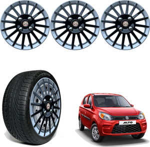 WolkomHome Car Wheel cap, Hub Cap 12 Inch Wheel Cover Multi Spike Black ...