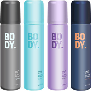 MINISO Deodorant Long Lasting Body Spray for Unisex, Pack of 4 Body ...