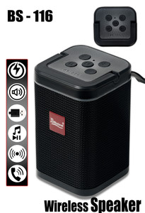 Buy MORAVLA Bhajwad BS-166 Black wireless Rechargeable portable ...