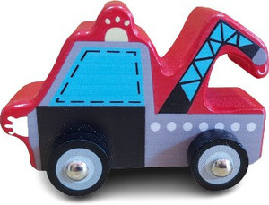 Funwood Games Wooden Pull/Push Along Toy Car/Vehicle for Kids (Towing ...