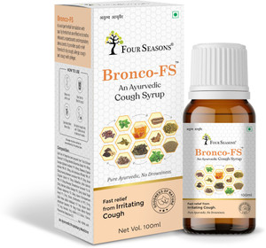 Four Seasons BRONCO-FS AYURVEDIC COUGH SYRUP | Helps in Painful Throat ...