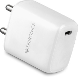 ZEBRONICS 20 W 3 A Wall Charger for Mobile - ZEBRONICS : Flipkart.com