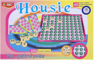 Dolly Housie Game with 600 Tickets, A Complete Family Game for All ...