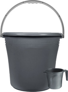 AK HUB New Standard Quality Plastic Frosty Bucket (25 L) & Mug (1.5 L ...