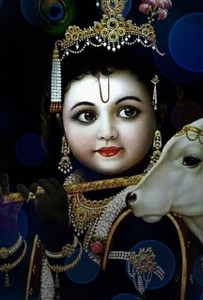 LORD KRISHAN MODERN POSTER (12X18 INCH) Paper Print Paper Print - Art ...