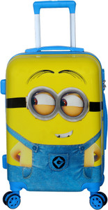 Sky Gold Minions Trolley Bags Kids (20inch) Cabin Suitcase 2 Wheels ...