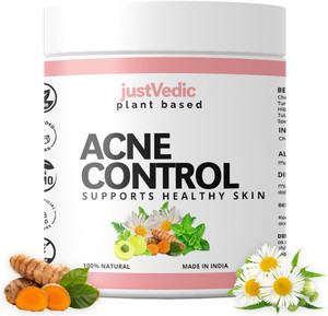 justvedic Acne Control Drink Mix - Helps with Pimples, Acne, Nodules ...