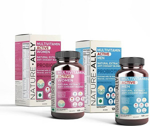 Natureally Multivitamin Combo Pack (Multivitamin Active Men & Active ...