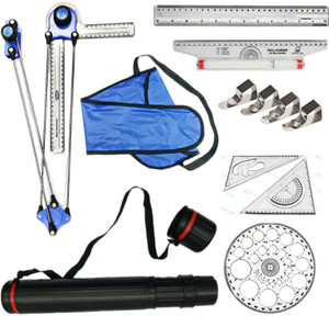 Book birds Mini drafter, Sheet holder box, scales, Pro circle, Set ...