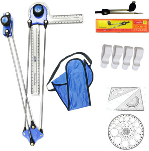 Book birds Mini drafter, Pro circle, Set squares, Compass, Plastic ...