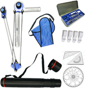 Book birds Mini drafter, Sheet holder box, Pro circle, Set squares ...