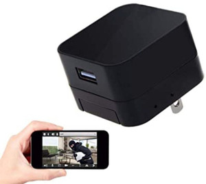CAMSENSE 4K Full HD WiFi Security Wall Charger Camera Adapter 1080p ...