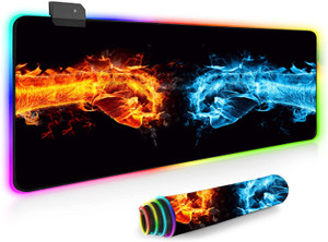 TechBlaze RGB Mouse Pad Large Extended Mat USB Plug & Play Keyboard Pad ...