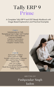 TALLY ERP 9 And GST Ready Workbook With Image Based Explanation And ...