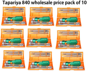 TAPARIA 840 PACK OF 10 FULL BOX Long Handle Screwdriver Set Price in ...