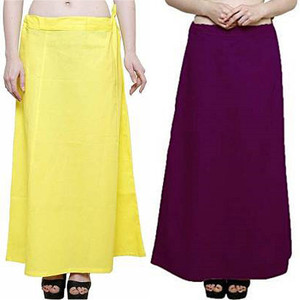 Gugaliya YELLOW-JAMUNI Pure Cotton Petticoat Price in India - Buy ...