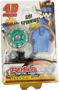 RAGVEE Beyblade 4d System (Single Bey) Masters Fury With Handle ...
