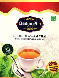 ChaudhuryBari TEAS PREMIUM ASSAM CHAI WITH DARJEELING LONG LEAF Tea ...