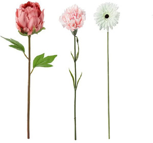 IKEA Pink, Red Carnations Artificial Flower Price in India - Buy IKEA ...
