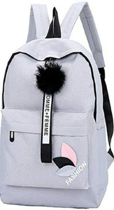 lock fashion Grey_backpack 20 L Backpack Grey - Price in India ...
