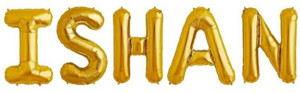 Flipkart.com | FLIPZONE Solid Solid "ISHAN" Name Decoration Letter Foil ...