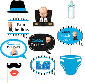 Navneet Mart Boss Baby Stick Props with Wooden Sticks Boss Baby Party ...