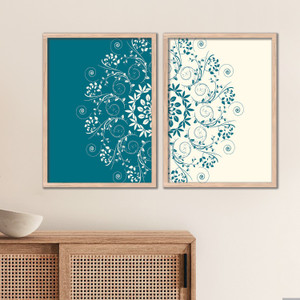 Mandala Art Paintings with Frame - Modern Art Framed Posters / Painting ...