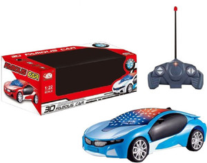 Authfort Chargeable 3D Remote Control Lightning Famous Toy Car ...