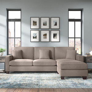 Torque Moscow 4 Seater Mini L Shape Fabric Sofa For Living Room - (RHS ...