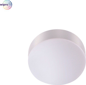 Wipro 15W EOS Round Surface Downlighter 6500K (White) Recessed Ceiling ...