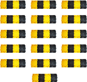 Robustt Plastic speed bump for high visibility and Concrete Traffic (16 ...