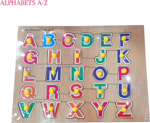 AMUSING Wooden Capital Alphabets Letters Learning Educational Puzzle ...