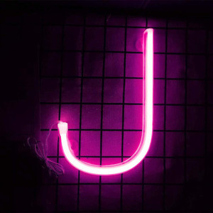 LEDOLUX Light Up LED Neon Letters Sign Wall Decorative Alphabet Marquee ...