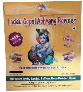 SIXER Kanha ji Bathing powder | Laddu Gopal Abhyang Powder Deity ...