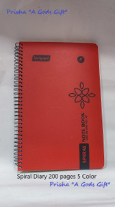 PRISHA A GODS GIFT Spiral Note Book A5 Diary Ruled 200 Pages Price in ...